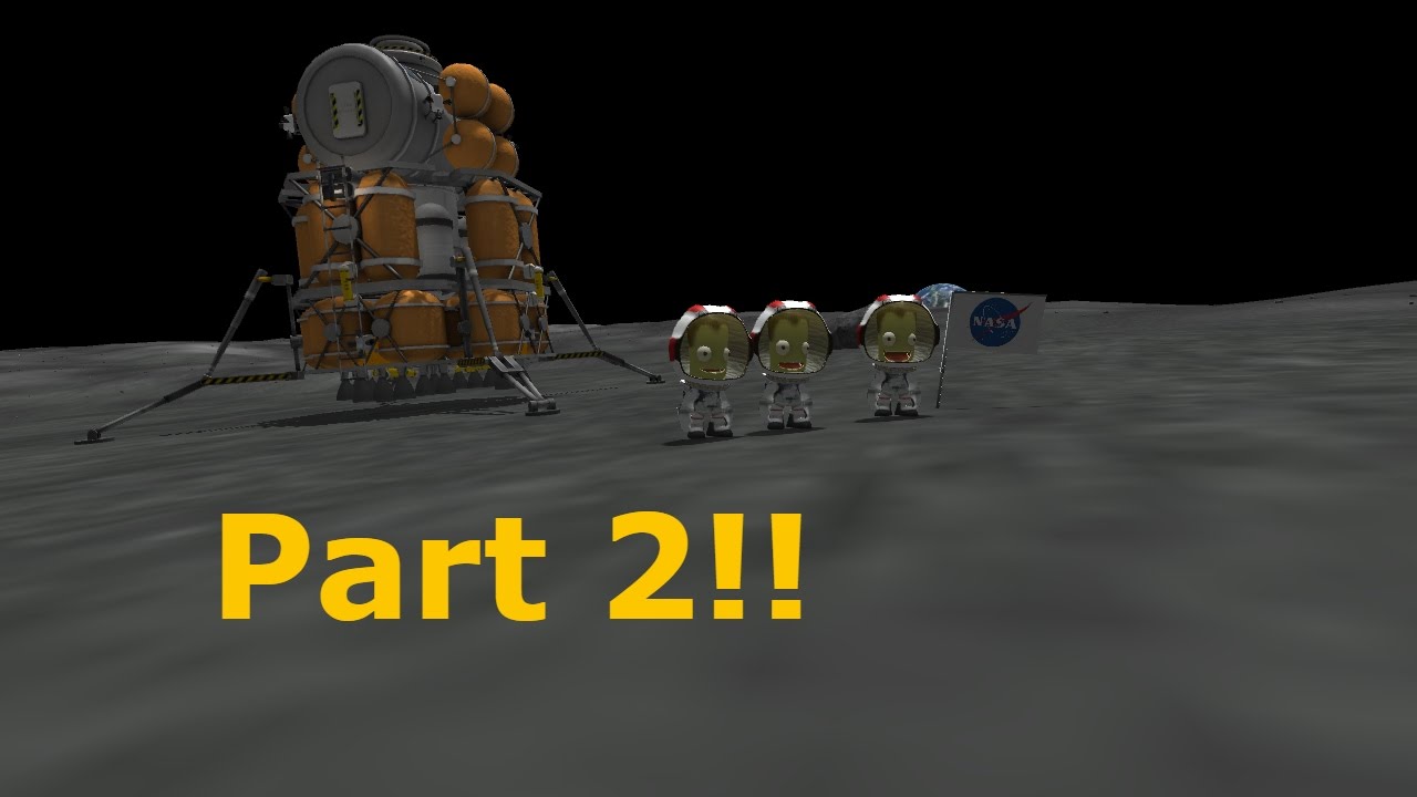 KSP 1.2.2 : Orion w/ Altair Lander Mun Landing Part 2! | Constellation ...