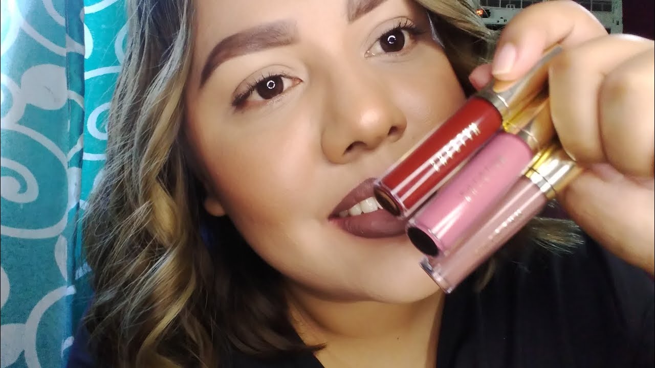 #13 PROVANDO LOS LABIALES de shein-shiglam les muestro como quedan... - YouTube