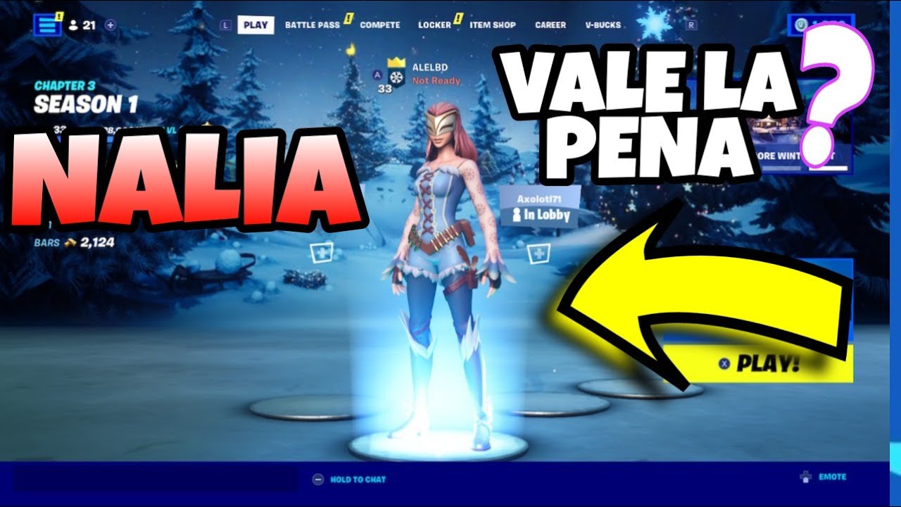 ¿VALE LA PENA COMPRAR la NUEVA SKIN *NALIA*? Fortnite NUEVA SKIN ...
