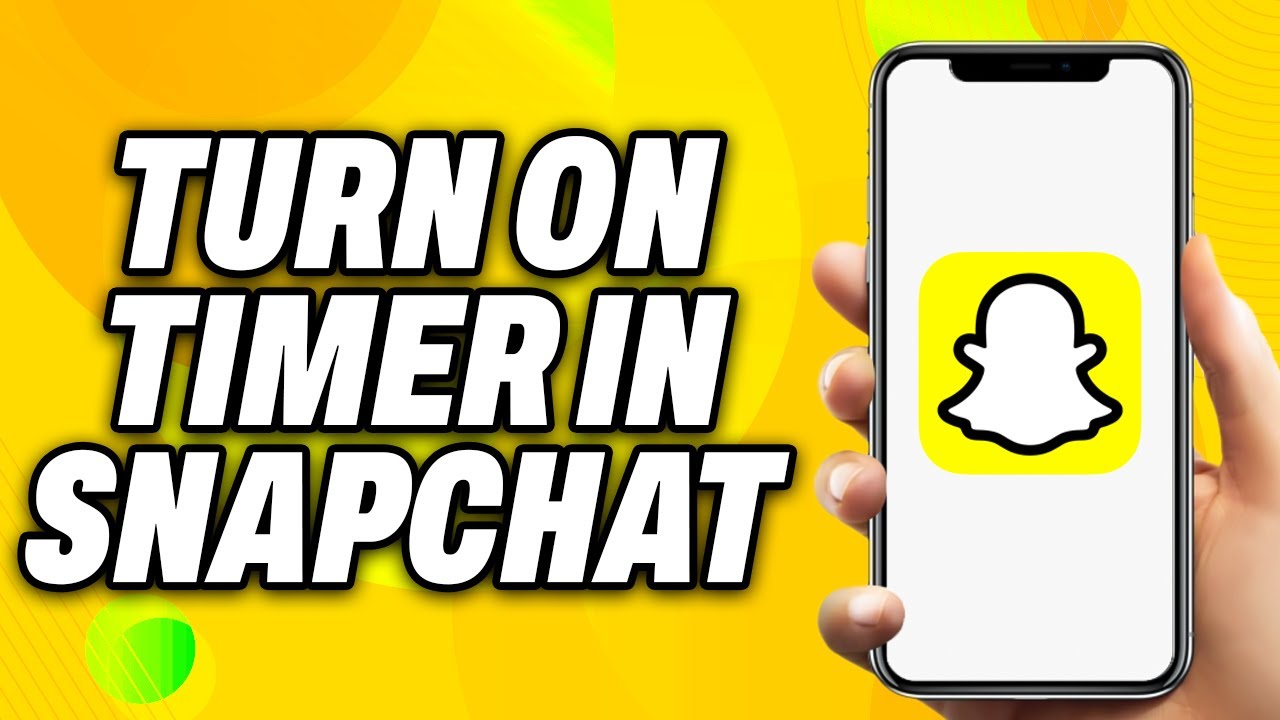 How To Turn On Timer In Snapchat - Quick Fix - YouTube