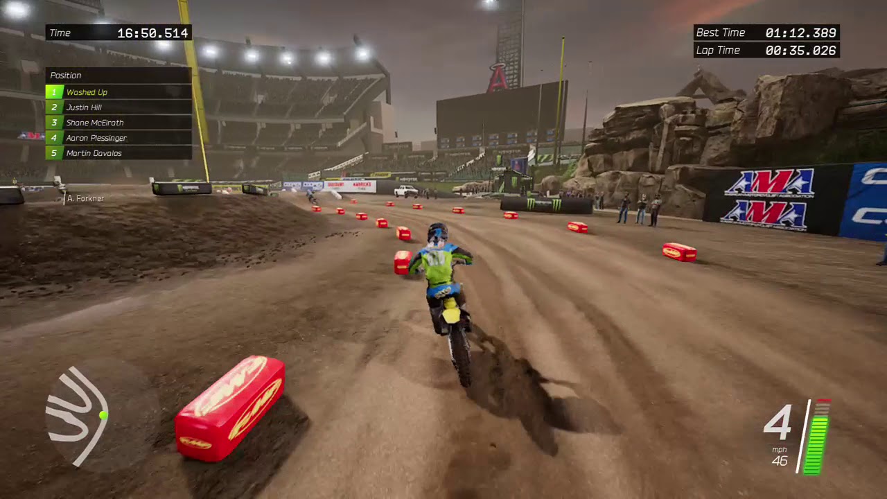 Supercross 250 Main Event Anaheim Round 1 Practice on Monster Energy ...