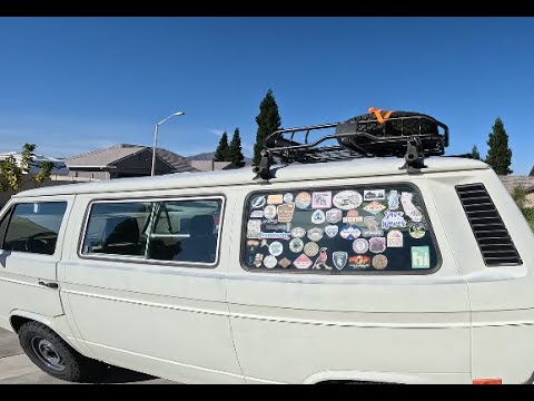 Vanagon Roof Rack for Spare tire - YouTube
