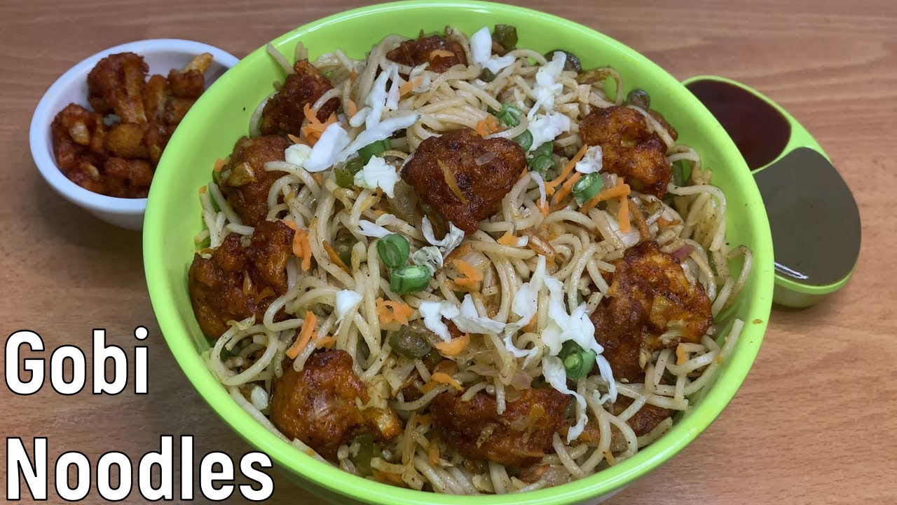 Gobi Noodles | கோபி நூடுல்ஸ் | Cauliflower Noodles | How to make Gobi ...