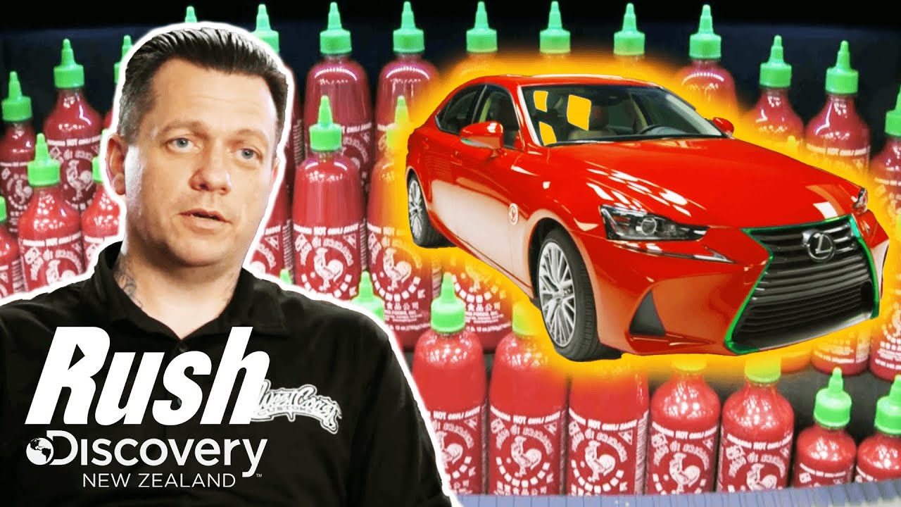 The Custom Made 2017 Lexus Sriracha IS l Inside West Side Customs - YouTube