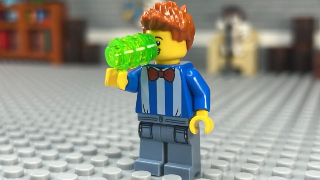 Lego man surprises sticky, what's his solution? - YouTube