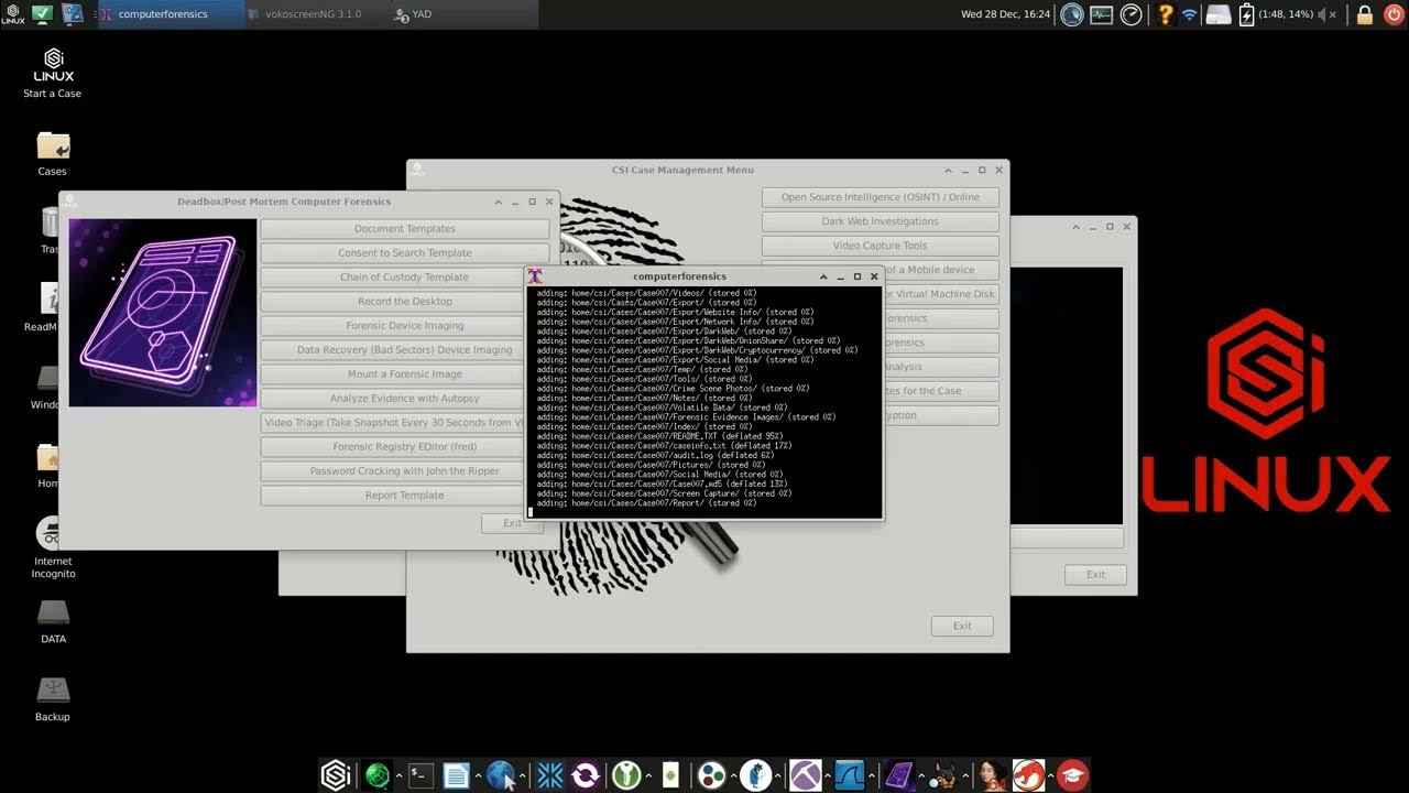 Case Management System in CSI Linux 2023 - YouTube