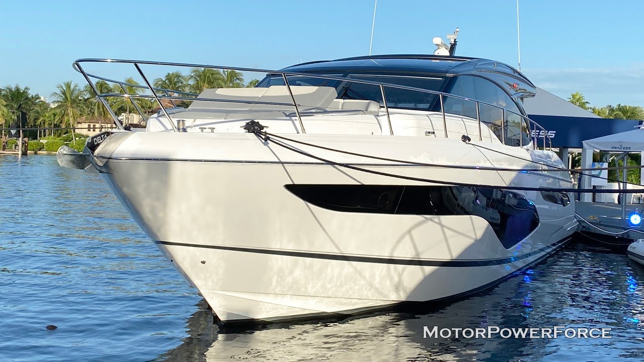 Princess V60 Luxury Yacht - YouTube