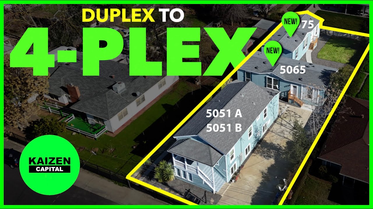 Duplex to 4-Plex! Plus 2 New Homes – Major Transformation! - YouTube
