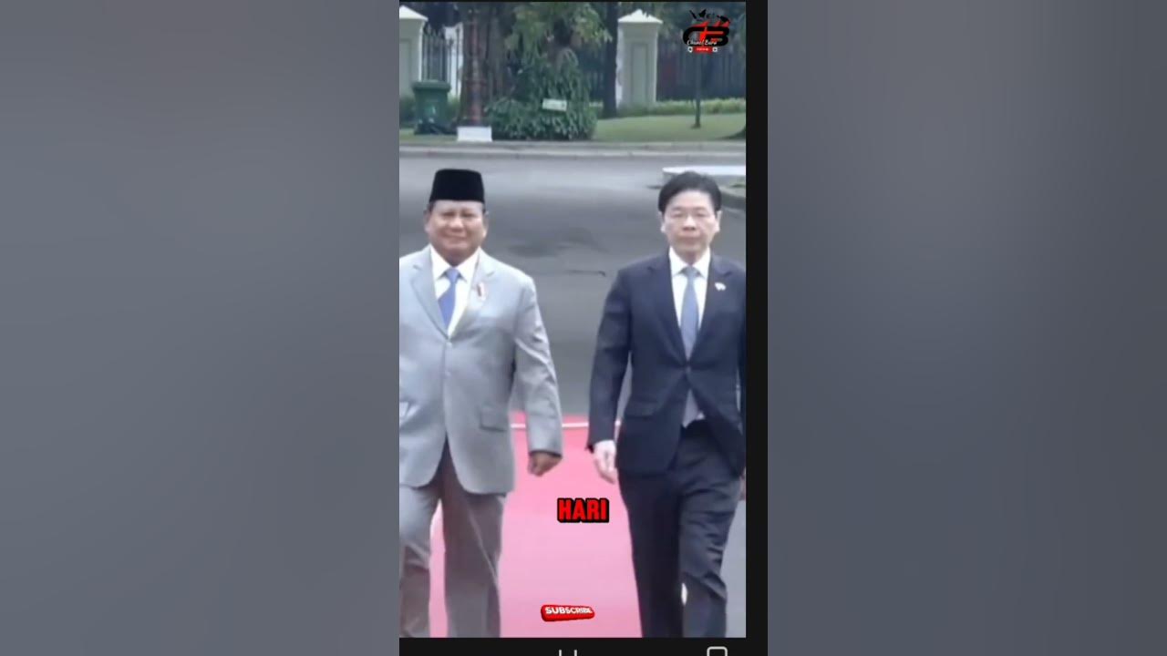 Penyambutan PM Singapura - YouTube