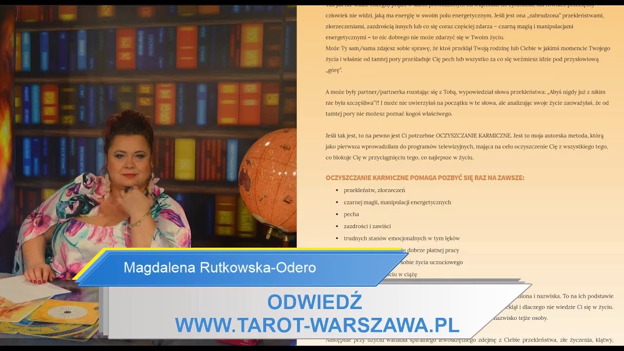 Wróżby na żywo Magdalena Rutkowska- Odero – transmisja na żywo - YouTube