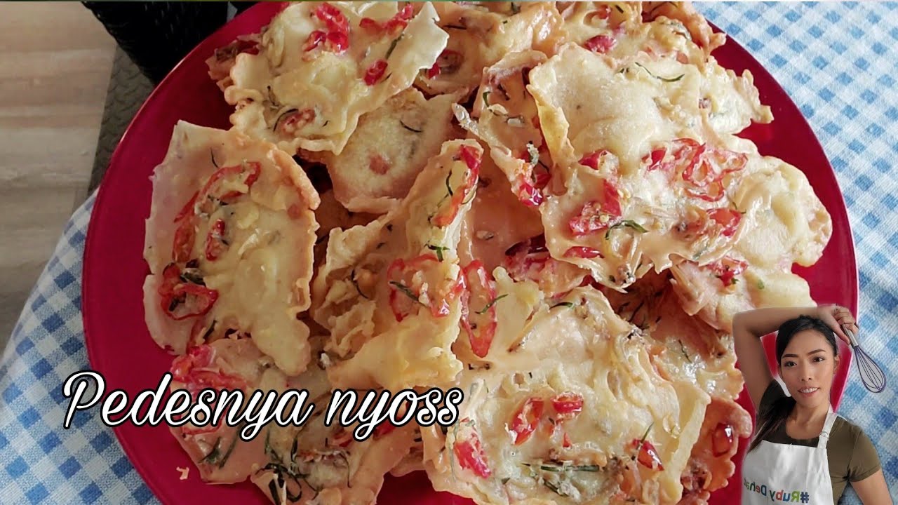 Peyek cabe ikan teri - YouTube