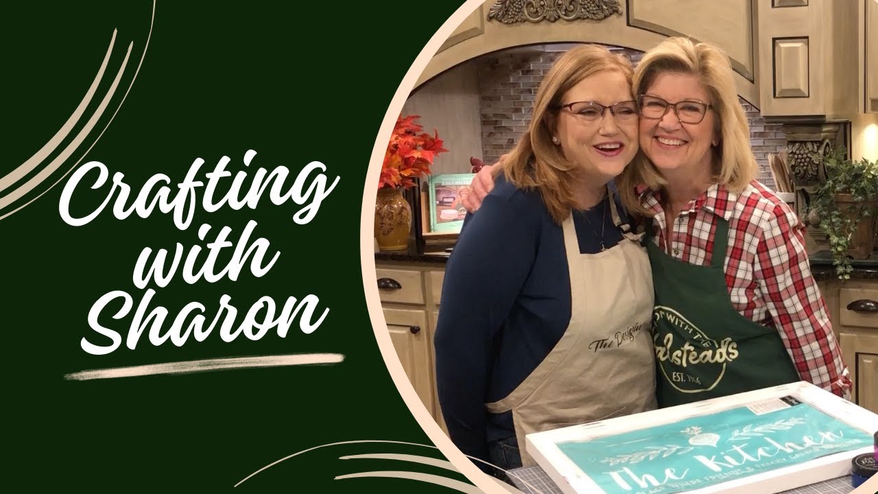 Crafting with Sharon | Home with the Halsteads - YouTube