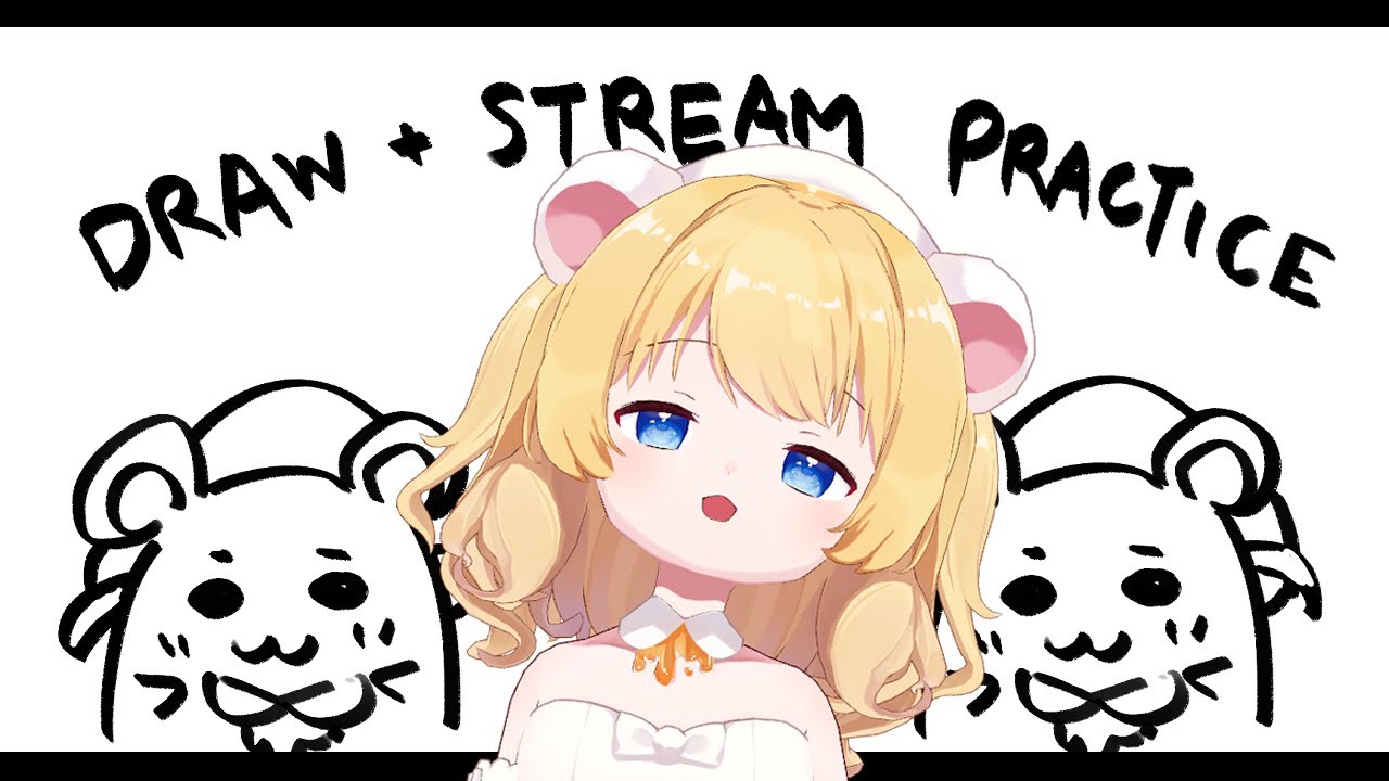 Draw / Stream / Practice! 【Live painting】【VTuber】 - YouTube