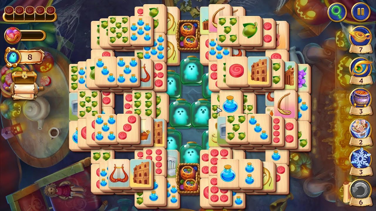 Emperor of Mahjong Tile Matcher Restore a city ABANDONED HOUSE 2 LE ...