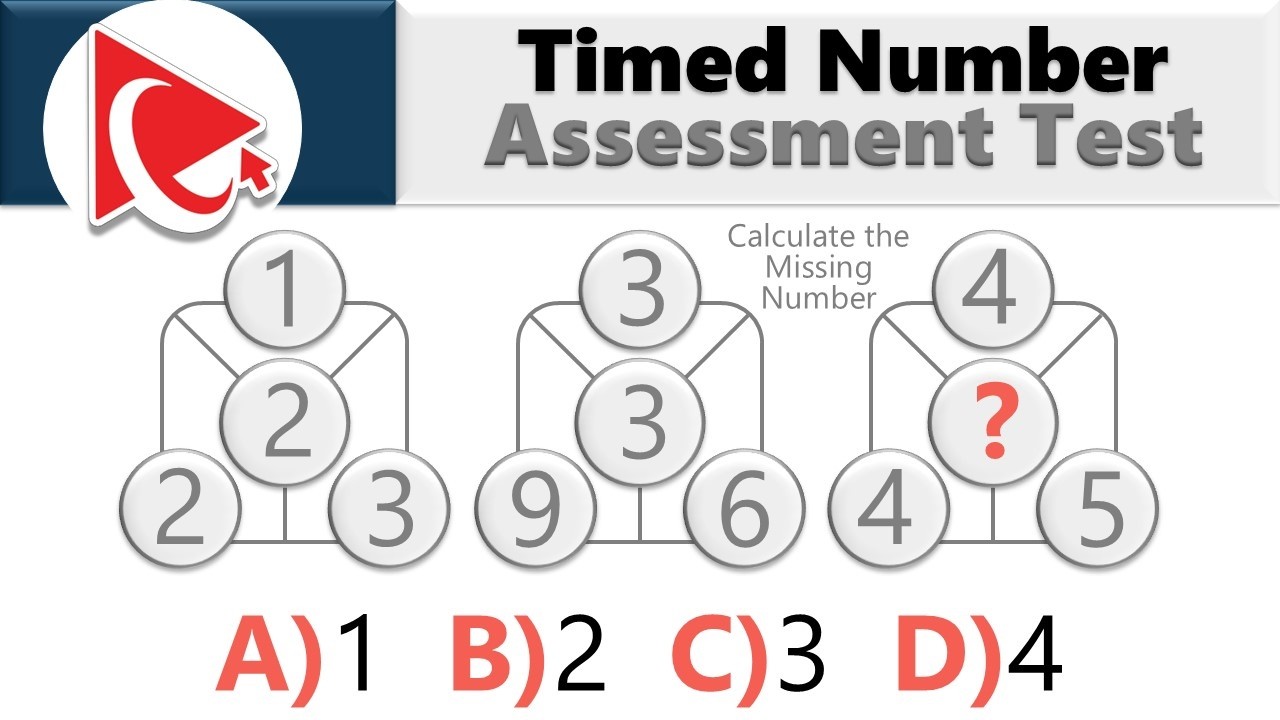 How to Pass Timed Number Assessment Test - Questions and Answers with ...