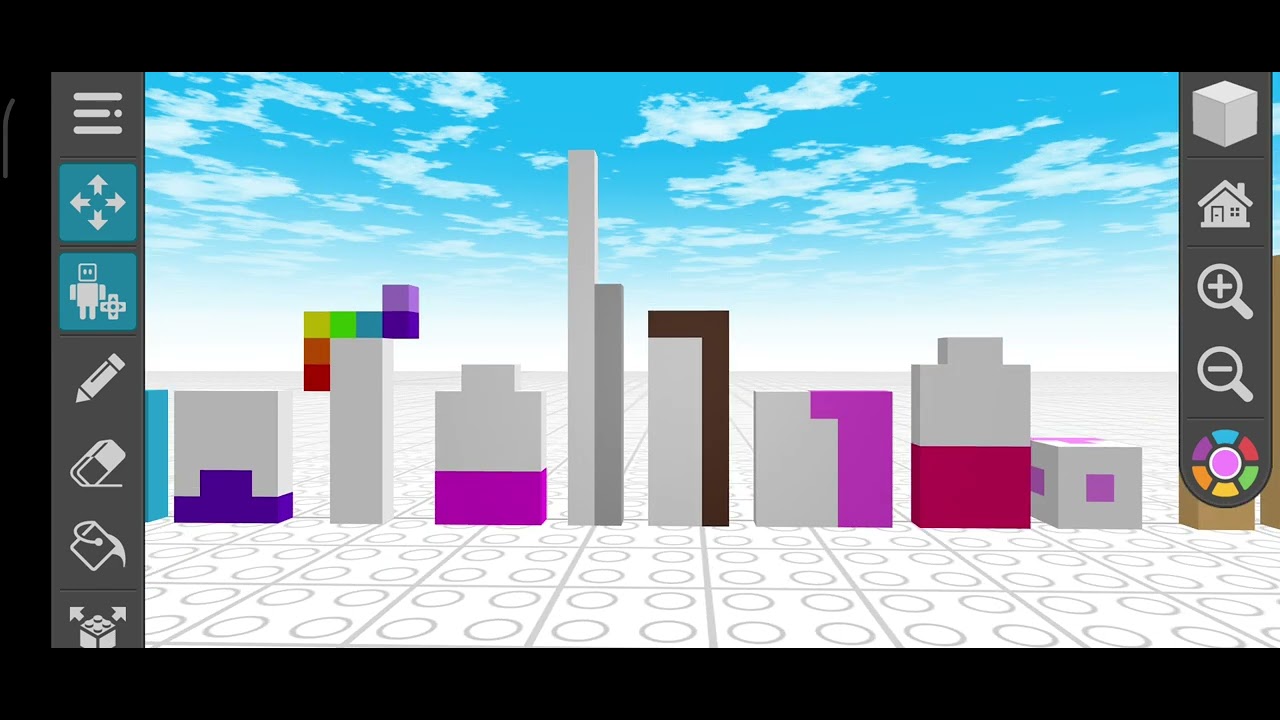 numberblocks base 14 1 - 50 - YouTube