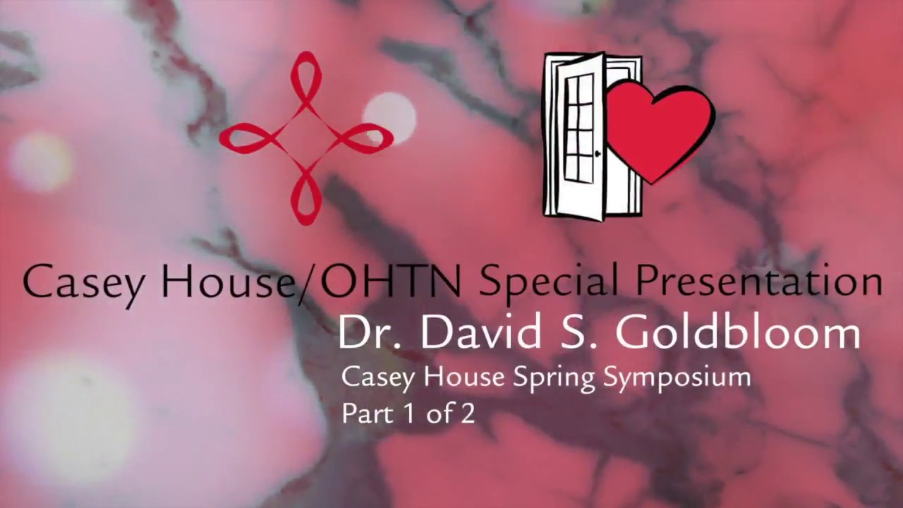 Dr David S Goldbloom: Part 1 of 2 Stigma of mental health - YouTube