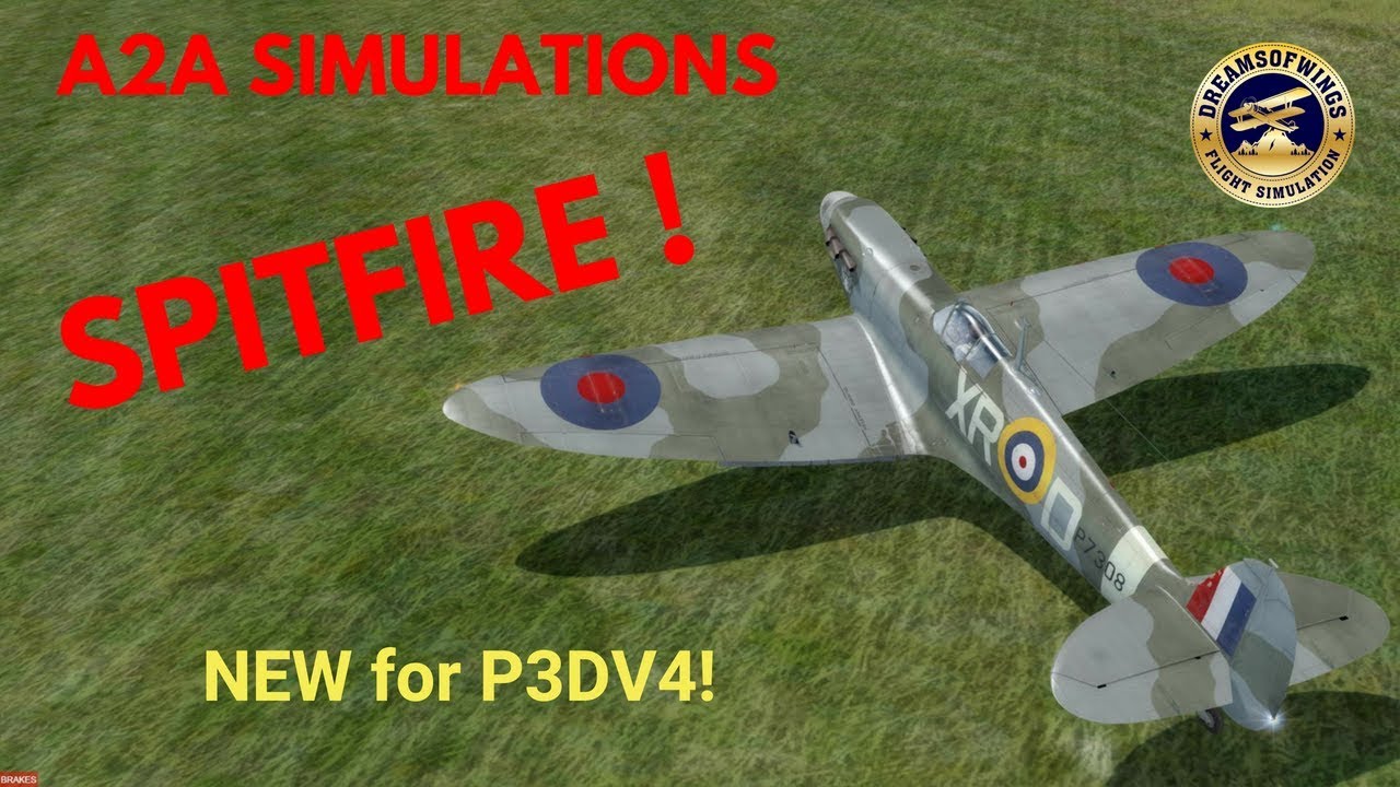 First flight in the A2A Simulations Accusim Spitfire MkIIa for P3DV4 ...