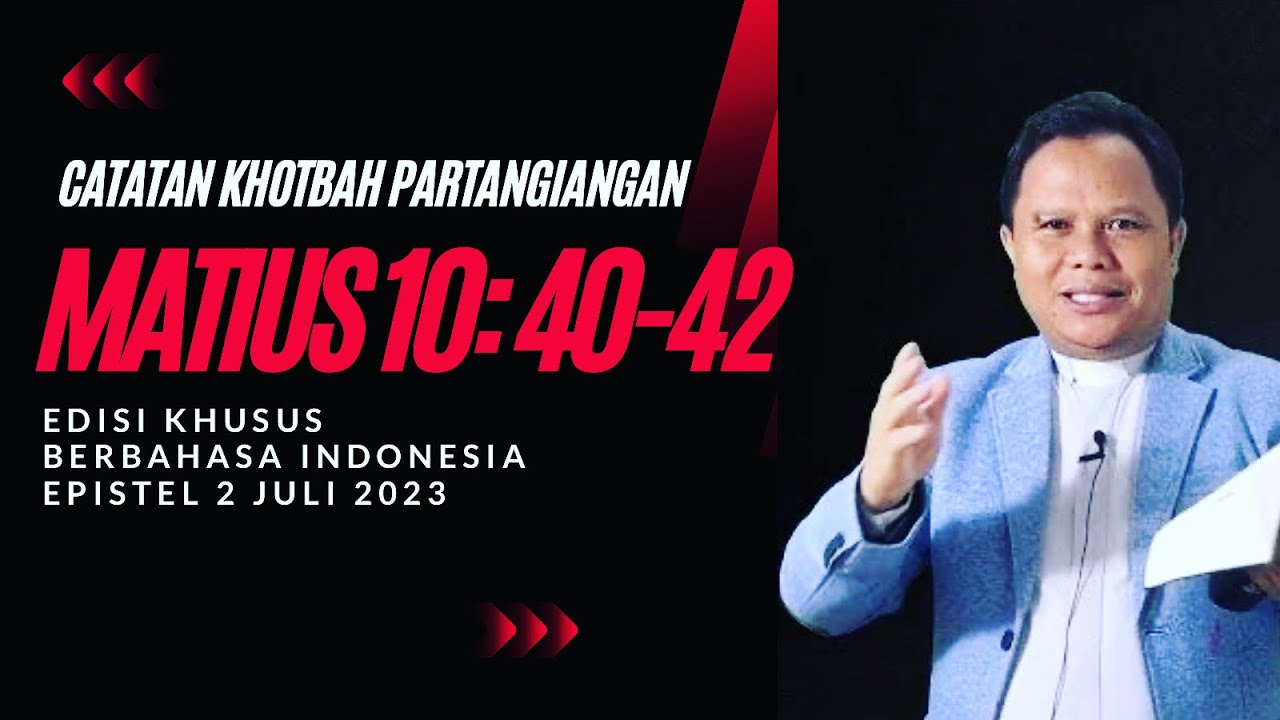 Catatan Khotbah Partangiangan Matius 10 40 42 YouTube catatan-khotbah-partangiangan-matius-10-40-42-youtube