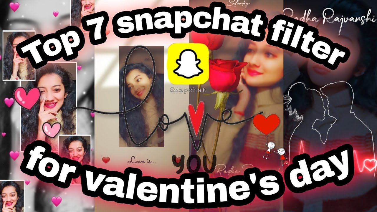 Top 7 snapchat filters for valentine's day special||valentine's day ...