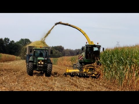 Siláže 2024/ 5x John Deere/ JCB Fastrac 4220 - YouTube