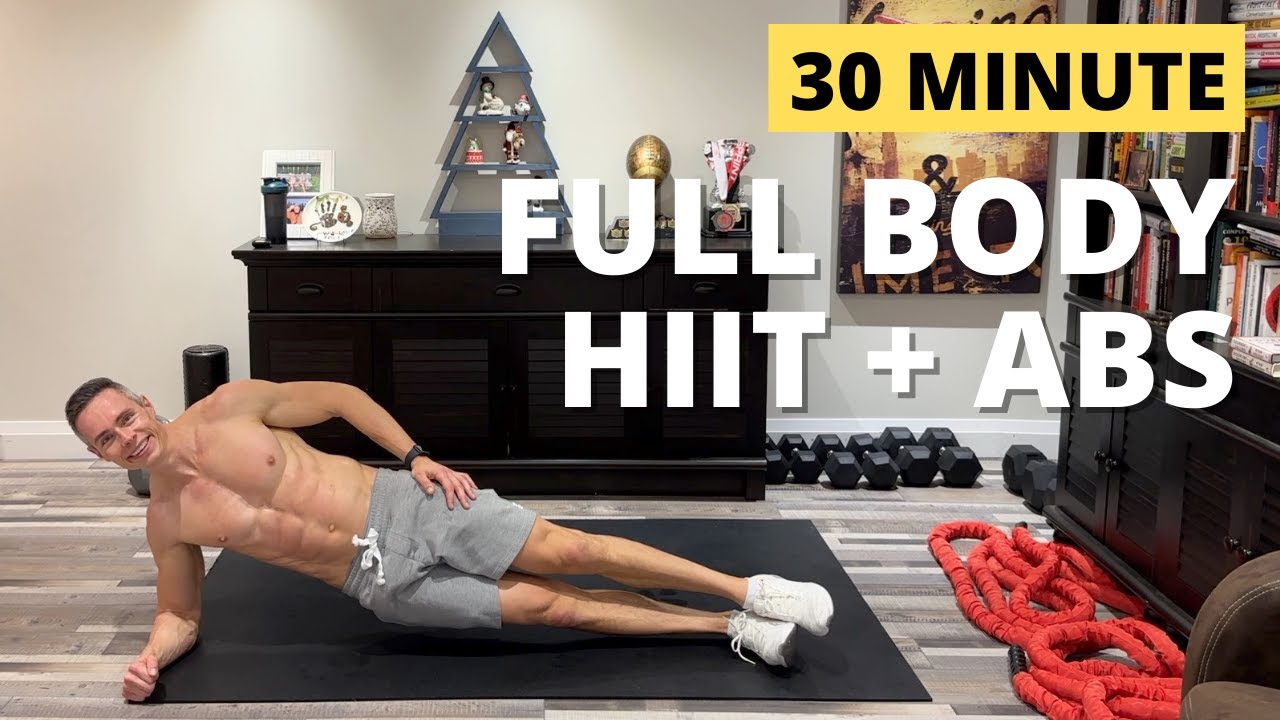 30 Minute Bodyweight Full Body Home Workout | No Equipment | No Repeats ...