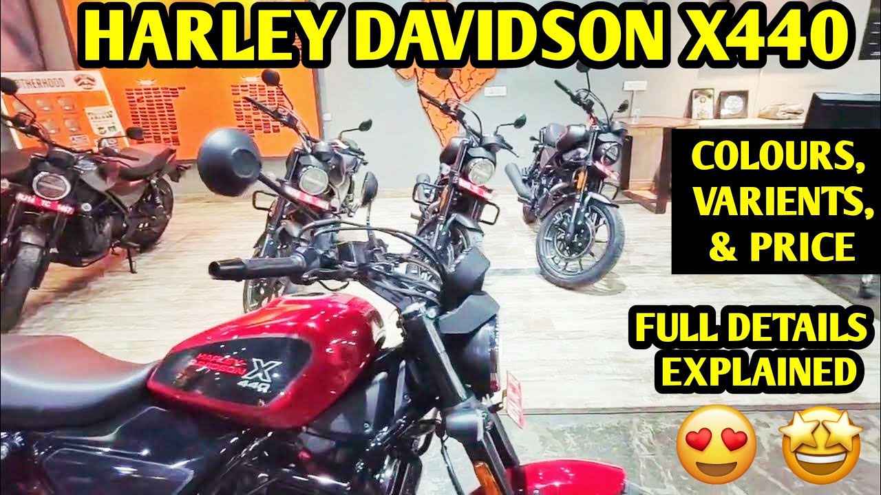 HARLEY DAVIDSON X440 All Variants with Colours and Price Explained 🔥 ...