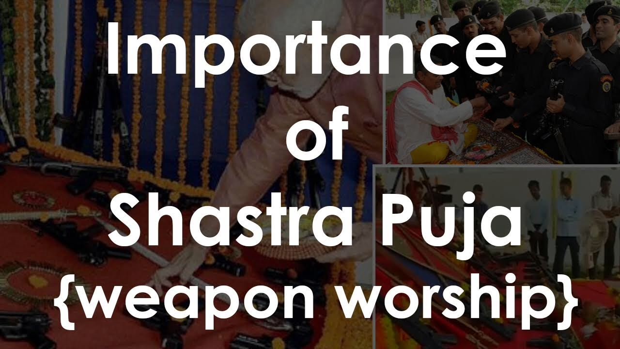Importance of shastra pooja ( weapon worship ) in india - YouTube