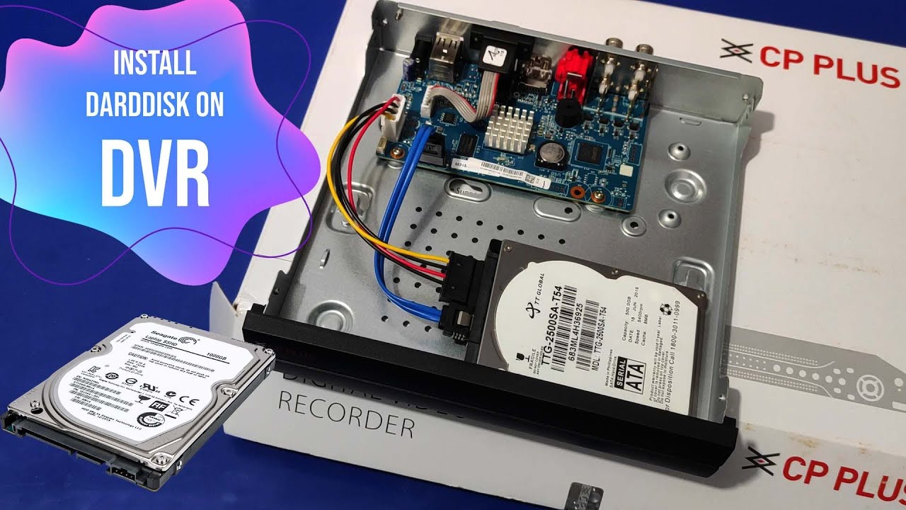 Easy way Install Hard disk in DVR - YouTube