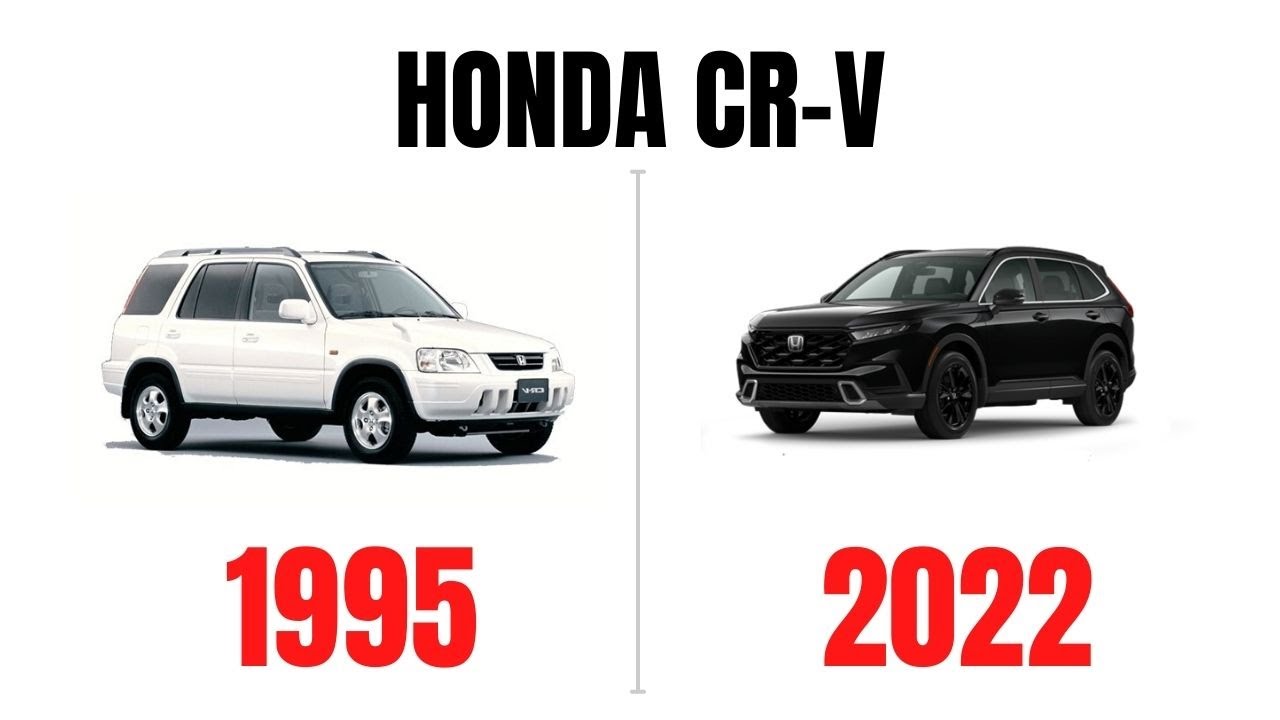 Honda CR-V (Evolution 1995 - 2022) - All generation - YouTube