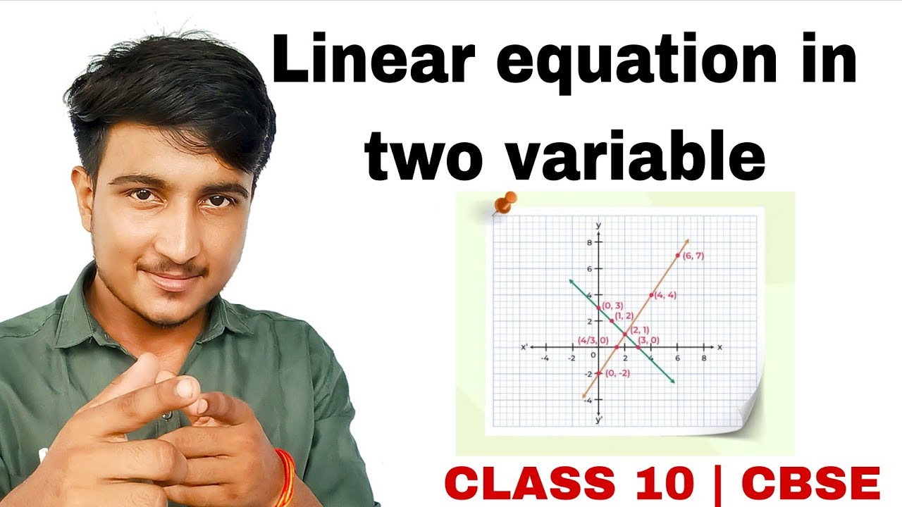 LINEAR EQUATION IN TWO VARIABLE " complete chapter for class 10" - YouTube