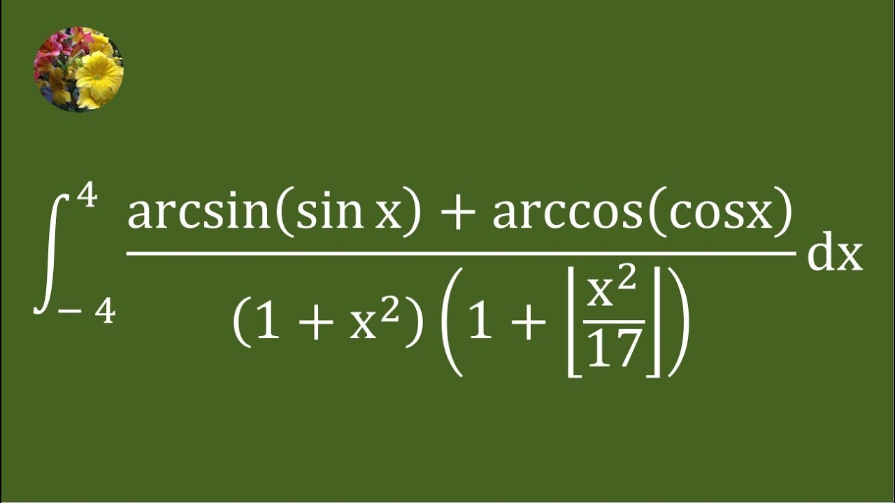 Evaluating the definite integral using elementary techniques (Mis-3303) - YouTube