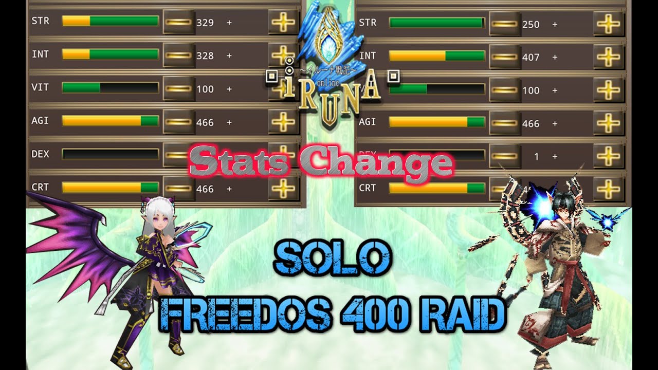 Iruna Online - Solo Geo Monk VS Freedos 400 Raid - Current stats build ...