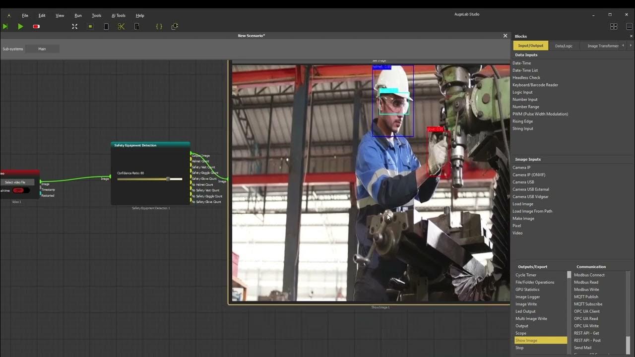Safety Equipment Check with Just 3 Blocks in AugeLab Studio - YouTube