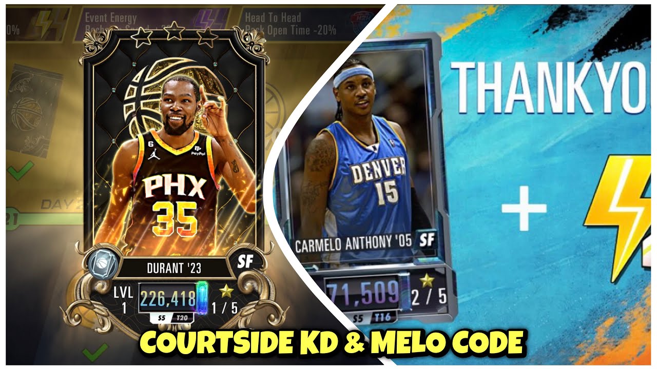 NBA 2K MOBILE - CLAIMING NEW CODE “THANKYOUMELO” & CHAOS DIAMOND CS ...