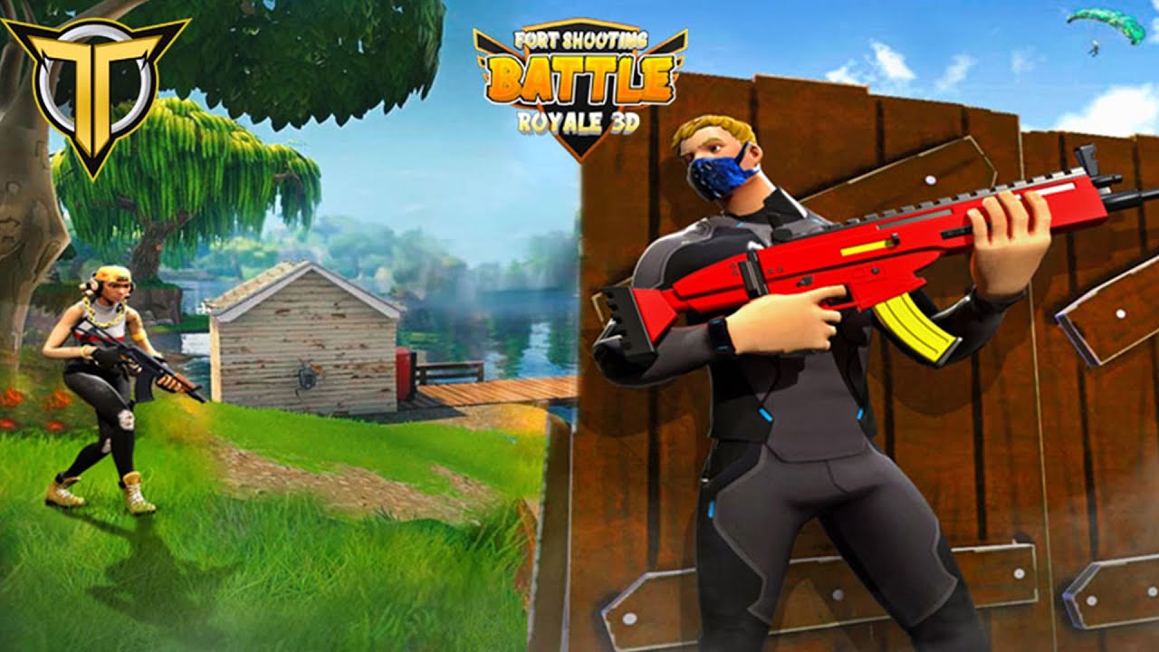 Fort Shooting Battle Royale 3D🎮 Fortnite Gameplay Extravaganza ...
