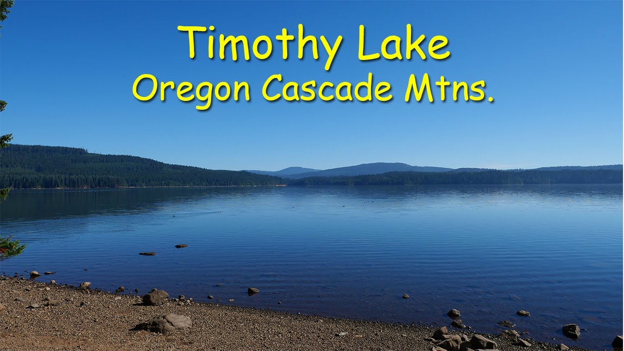 Camping and kayaking on Timothy Lake, a beautiful site in the northern ...