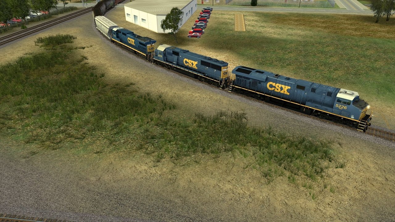 [HD] TrainzWatching - CSX Q453 Overtaking T082 and Turning at Plant City - YouTube