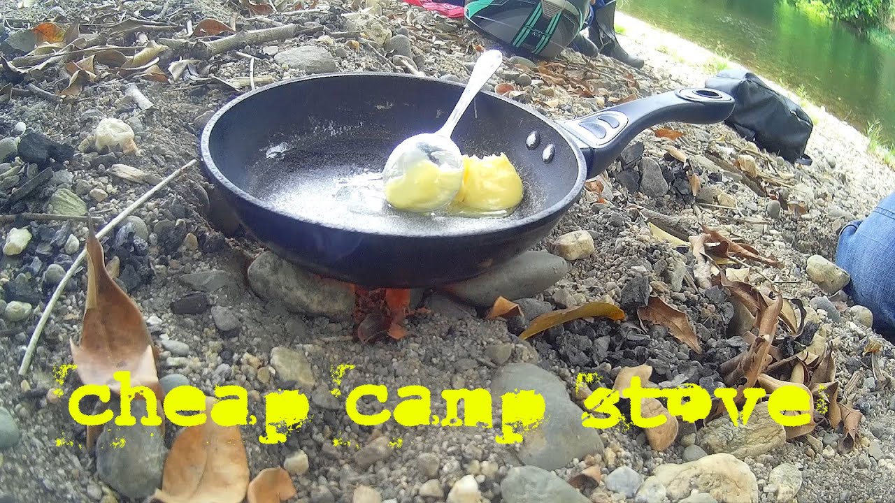 cheap alcohol based [motorcycle] camp stove made from an aluminium can ...
