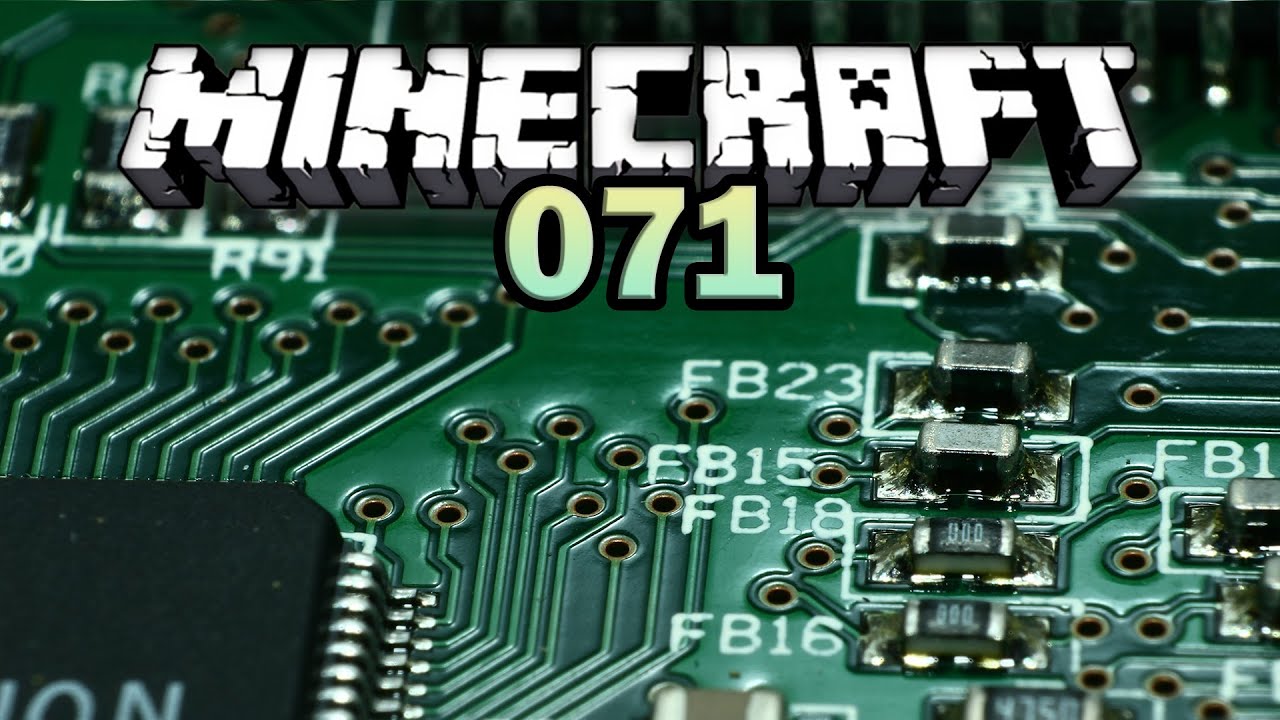 Let's play MINECRAFT #071 - Technische Planungen feat. Elektronik - YouTube