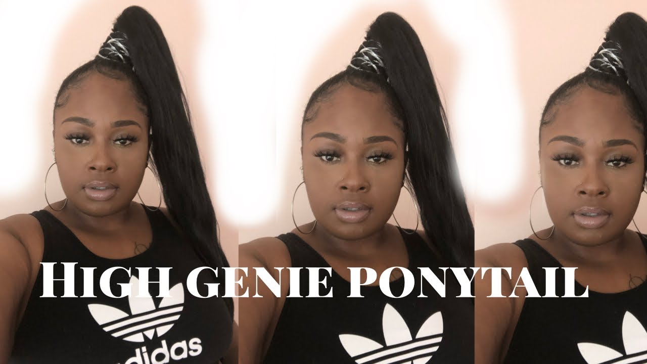 Beauty supply 30 inch genie ponytail| ORGANIQUE Hair - YouTube