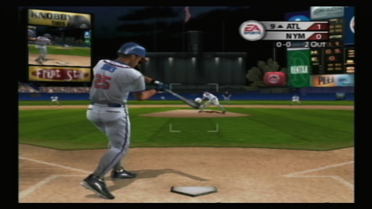 MVP Baseball 2004 - Atlanta Braves vs Chicago Cubs, at New York Mets ...