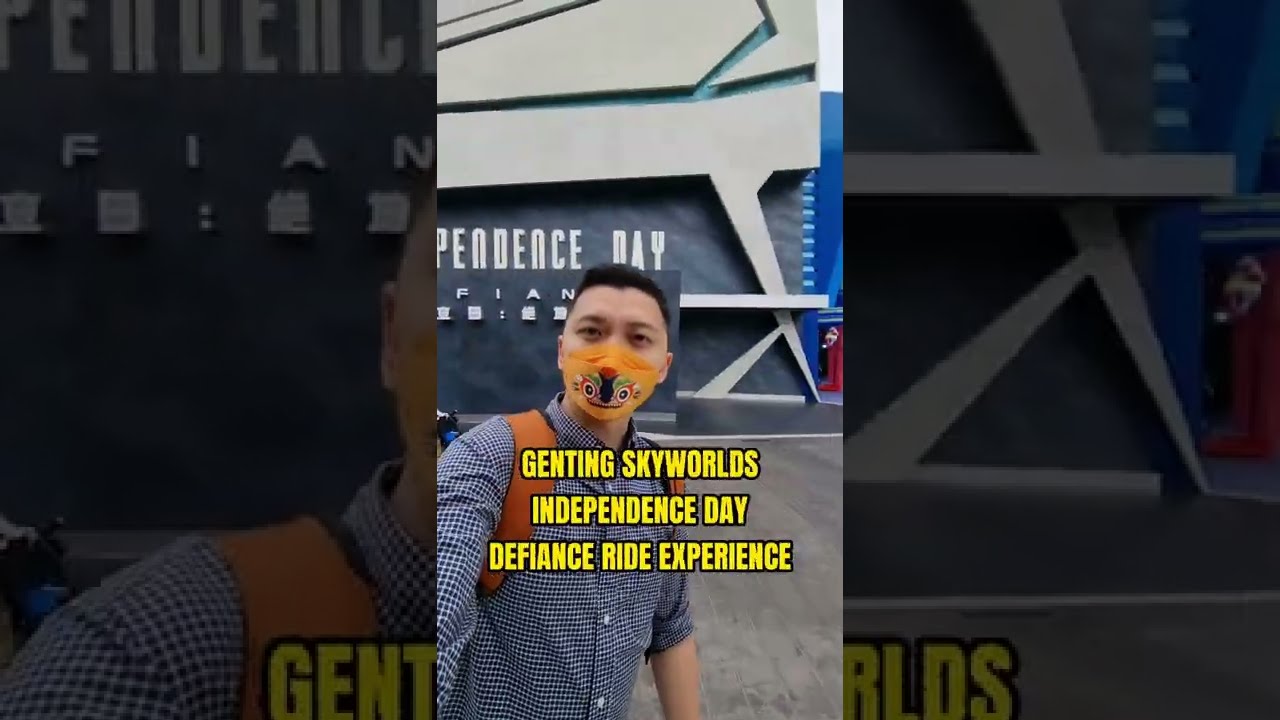 GENTING SKYWORLDS INDEPENDENCE DAY DEFIANCE FULL RIDE #gentingskyworlds ...