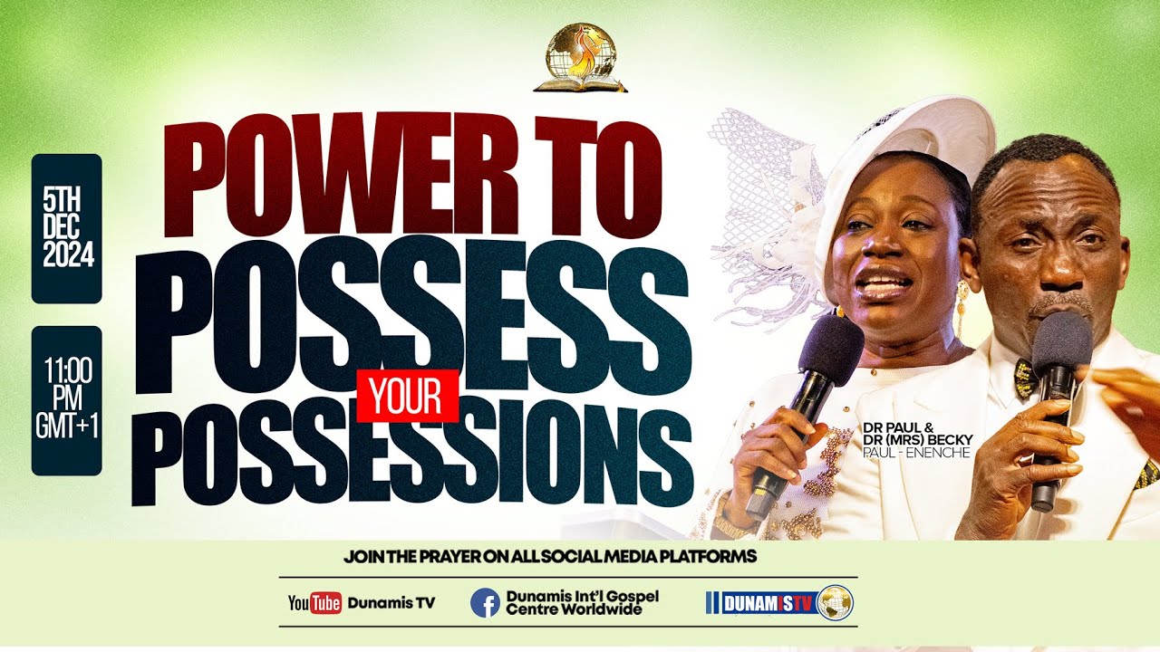COMMANDING THE DAY-POWER TO POSSESS YOUR POSSESSIONS REBROADCAST. 06-12 ...