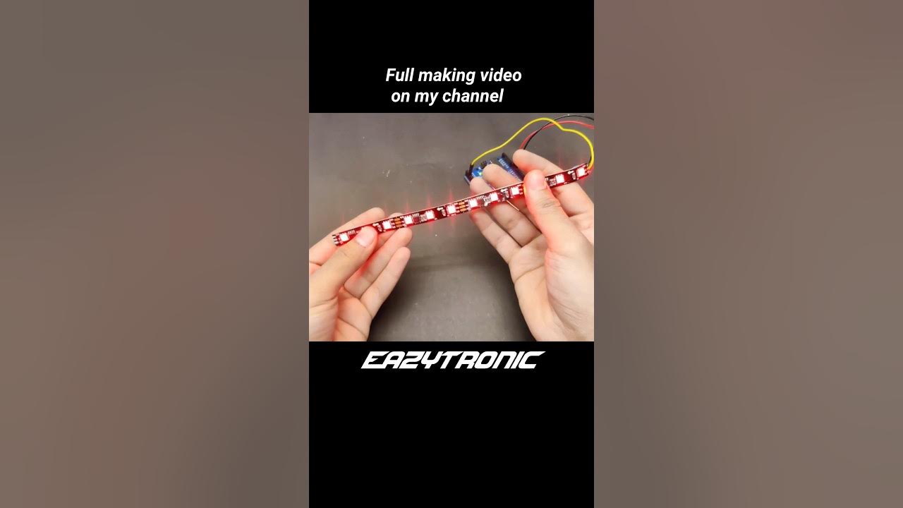 How to Use Pixel LED with Arduino Uno #arduinoproject #arduino #eazytronic - YouTube