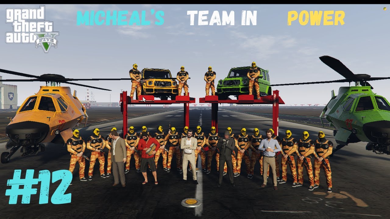 Gta 5 : Micheal's team is in Power in Los Santos | MJN | GTA GamePlay ...