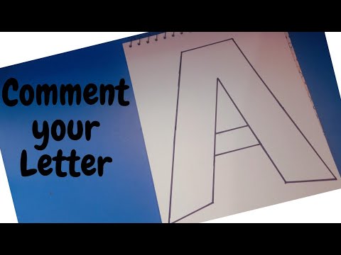 Alphabet art 🅰️ | How to draw a letter with pattern art #diy#pattern# ...