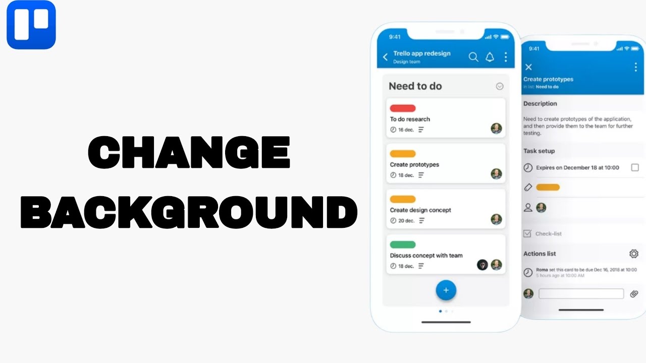 How To Change Background On Trello App - YouTube