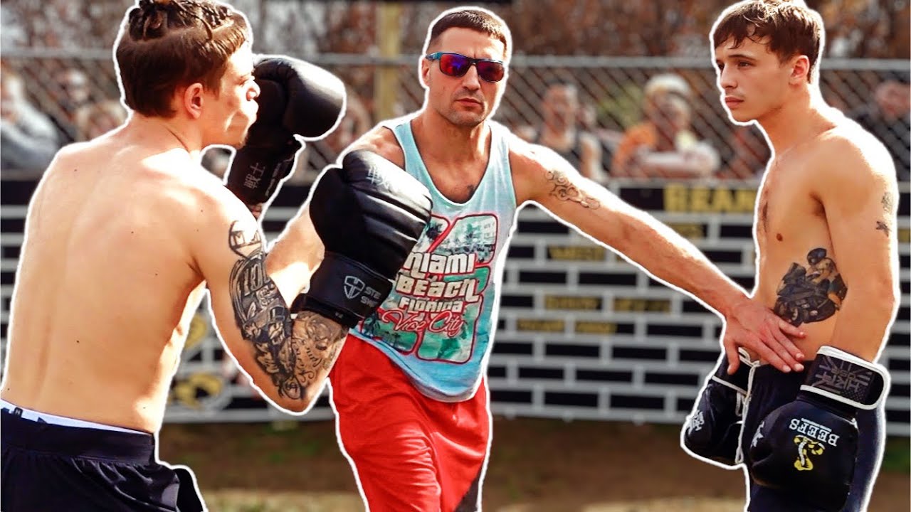 Young Street Boxers Square Up…This Was Back & Forth - YouTube