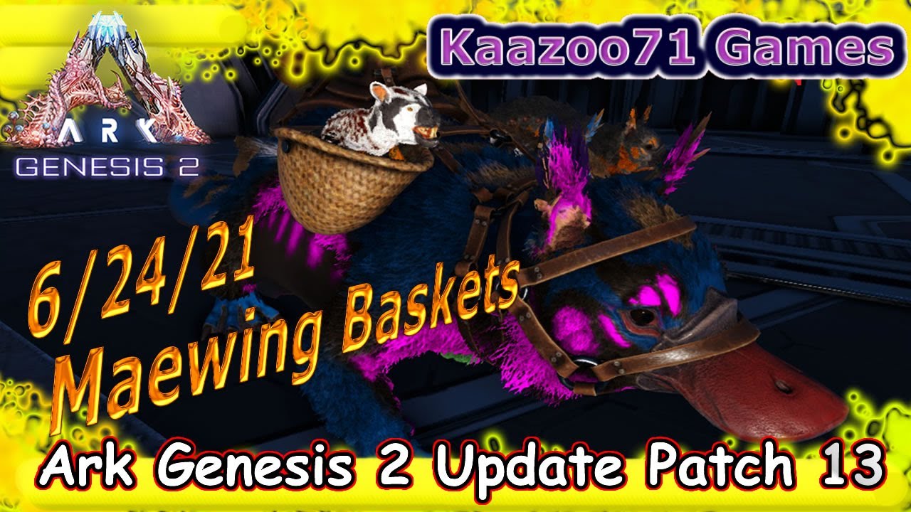 Ark Genesis 2 Update 6/24/21 Patch 13 💥 Maewing Babies - YouTube